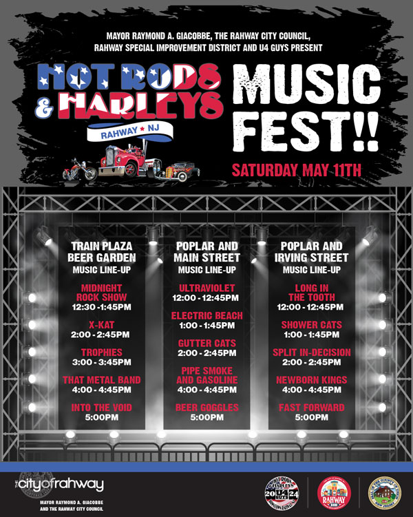 Hot Rods and Harleys to take place in Rahway