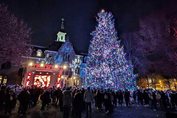 Seton Hall University presents 15th Annual Christmas Tree Lighting ...