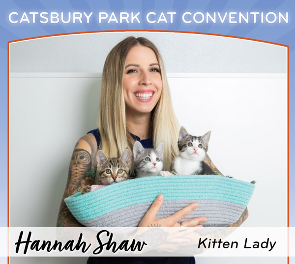 Marbelous Mr Marbles and Hannah "Kitten Lady" Shaw will be at Catsbury ...