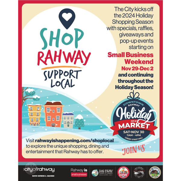 The City of Rahway Presents 'Shop Rahway, Support Local Weekend ...